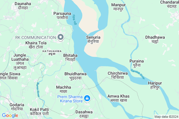 Bhitaha Town , Bhitaha Block , Pashchim Champaran District