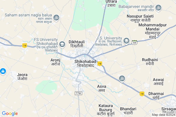 Shikohabad Town , Shikohabad Block , Firozabad District