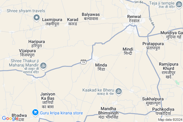 Minda Village , Kuchaman Tehsil , Nagaur District