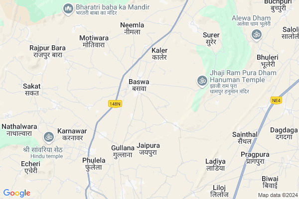 Baswa Village , Bandikui Tehsil , Dausa District