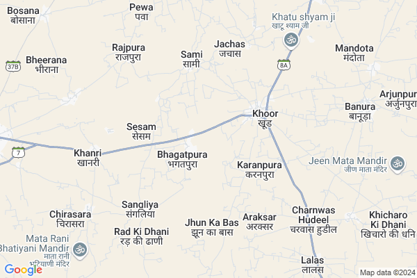 Khood Village , Danta Ramgarh Tehsil , Sikar District