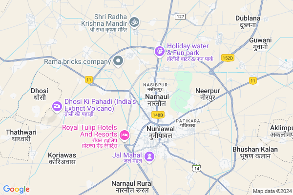 Narnaul Town , Narnaul Tehsil , Mahendragarh District