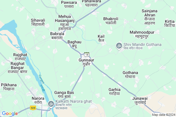 Gunnaur Town , Gunnaur Block , Budaun District