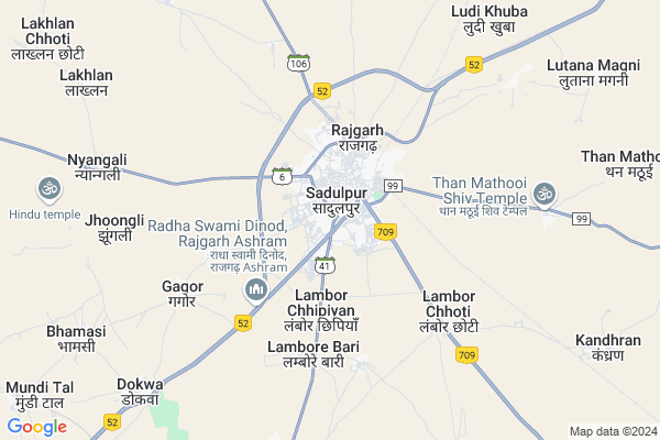 Rajgarh Town , Rajgarh Tehsil , Churu District