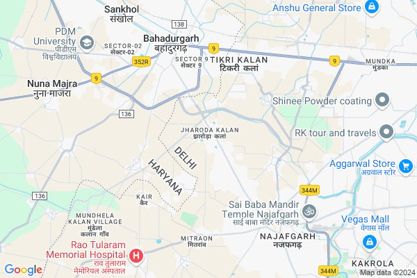 Jharoda Kalan Locality