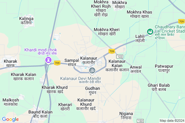 Kalanaur Town , Kalanaur Tehsil , Rohtak District