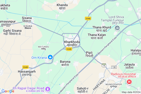 Kharkhoda Town , Kharkhoda Tehsil , Sonipat District
