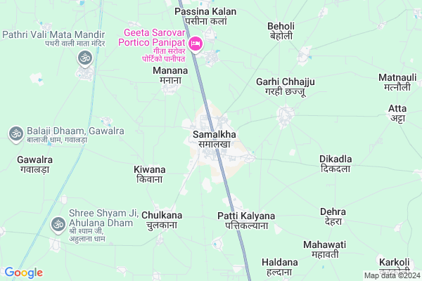 Samalkha Town , Samalkha Tehsil , Panipat District
