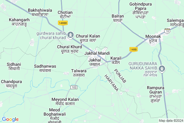 Jakhal Town , Jakhal Tehsil , Fatehabad District