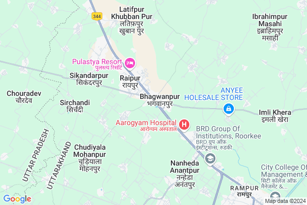 Bhagwanpur Town , Bhagwanpur Block , Haridwar District