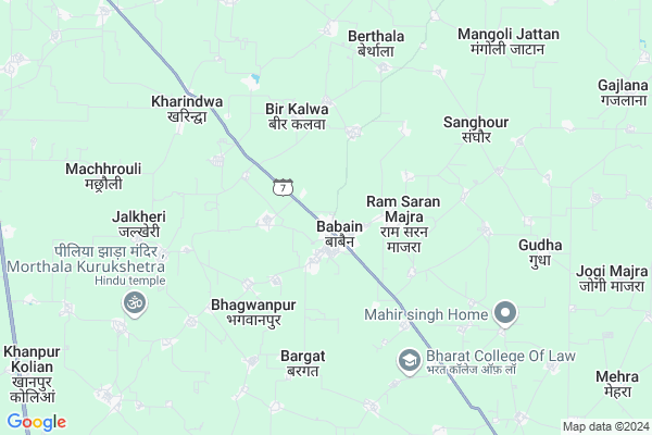 Babain Town , Babain Tehsil , Kurukshetra District