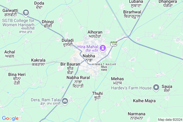 Nabha Town , Nabha Tehsil , Patiala District