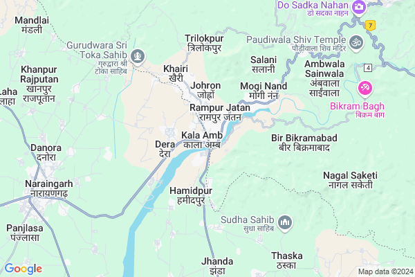 Kala Amb Village , Nahan Tehsil , Sirmaur District