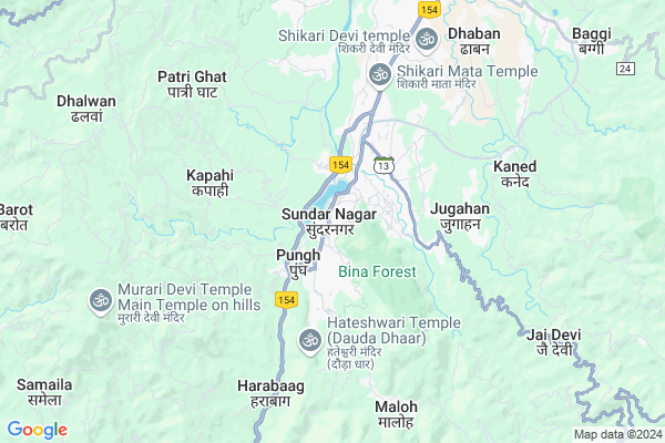 Sundarnagar Town , Sundarnagar Tehsil , Mandi District