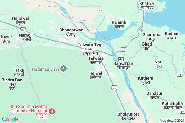 Talwara Town , Talwara Tehsil , Hoshiarpur District