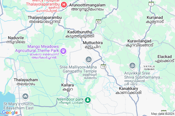 Kuruppanthara Village , Kaduthuruthy Block , Kottayam District